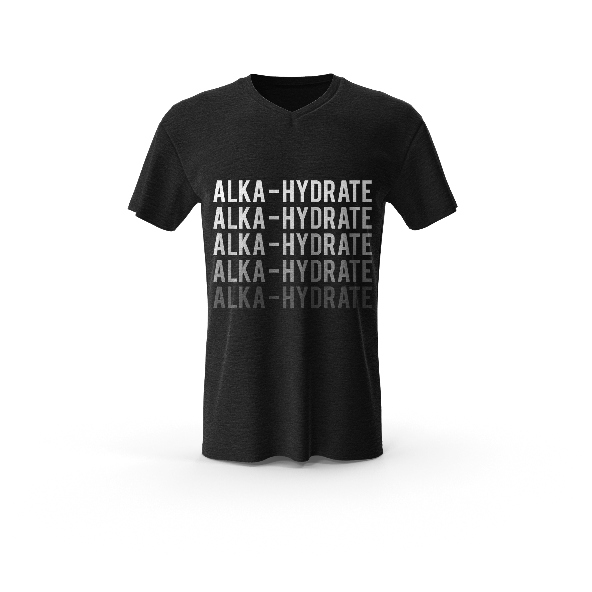 Alka-Hydrate "Hydrated" T-Shirt Black – Alka-Hydrate Water